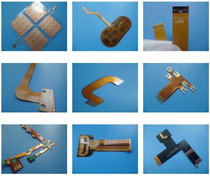 Single Sided Flexible PCB Strips with Polyimide Stiffener