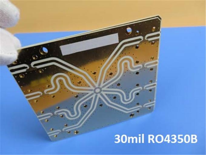 High Frequency PCB Rogers 30mil 0.762mm RO4350B PCB Double Sided RF ...