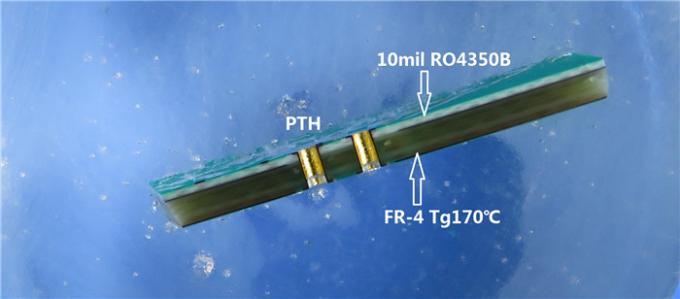 Hybrid PCB | Mixed Material PCB Built On 10 mil RO4350B + FR-4 With ...