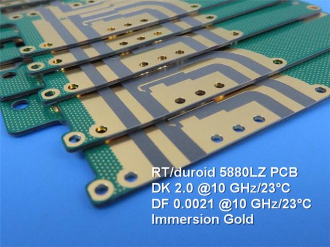 Rogers RT/duroid 5880LZ High Frequency PCB 10mil 20mil 50mil and 100mil RT5880LZ PCB