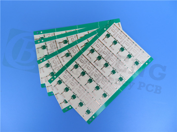 RO4725JXR Antenna PCB Built on 30.7mil 0.78mm Substrates with Double ...