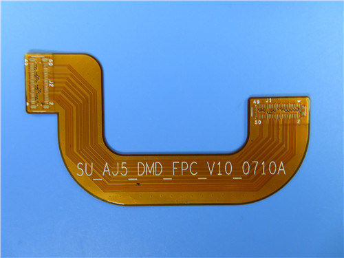 Double Sided Flexible PCB Made on Polyimide With Stiffener of Stainless ...