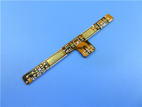 Double Sided Flexible PCB Soft Polyimide Circuit Board with Immersion Gold and FR4 Stiffener for ...