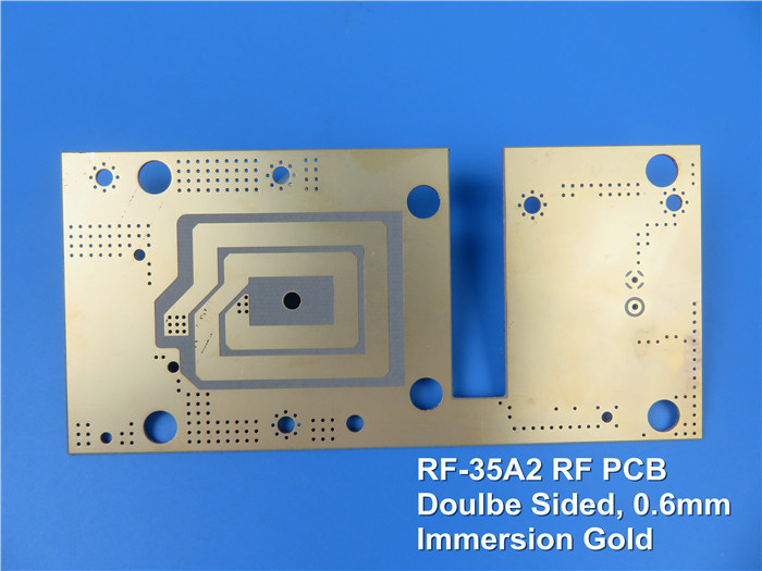 RF-35A2 RF PCB 20mil Double Sided High Frequency Circuit Board Coating Immersion Gold for Ultra ...