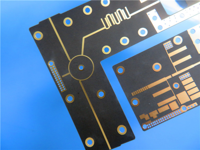 High Frequency PCB Built on Rogers IsoClad 917 non-woven fiberglass ...