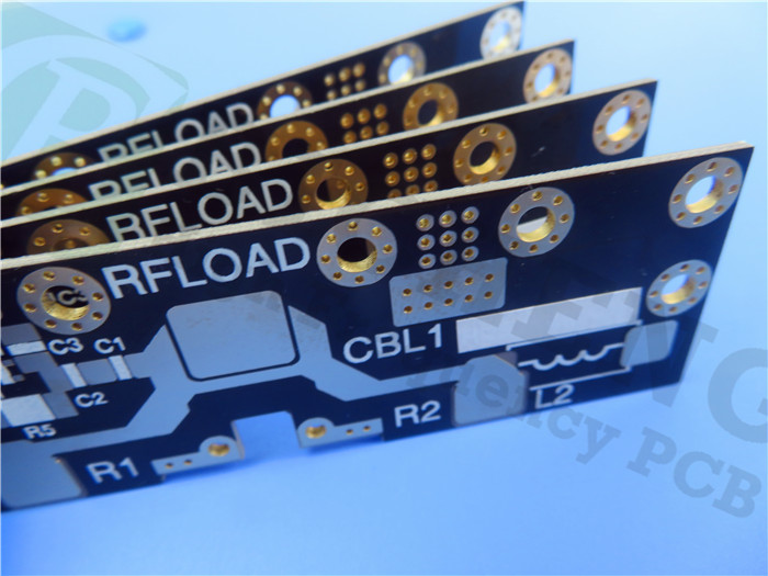 Hybrid PCB of RTduroid 5880 and RO4003C 4-layer rigid PCB 1oz (1.4 mils ...