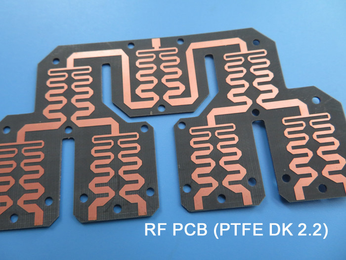F4BME220 High Frequency PCB PTFE DK2.2 Dual Layer Cheap RF PWB for Couplers