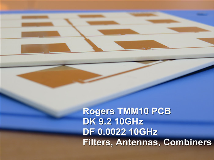 TMM10 high frequency PCB 2-layer 15mil thick with Immersion Gold，Cu ...