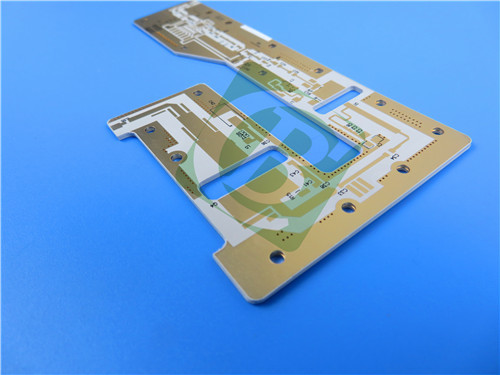 Rogers laminates fabricate RO3006 2-layer RF PCB with Pure gold wire ...