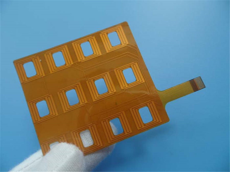 Keypad Membrane Single-sided flexible PCBs FPC Polyimide PCBs Design 3M ...