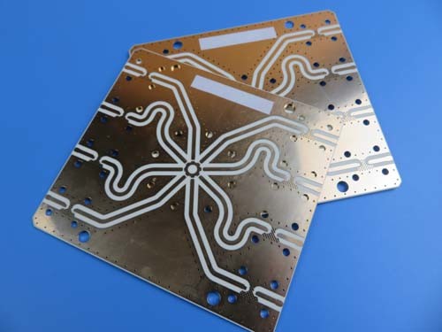 Double Sided High Frequency PCB Built On 10 mil RO4350B With Immersion Gold