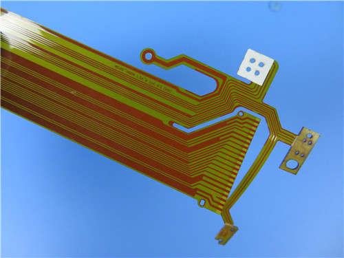 2 Layer Flexible Printed Circuit PCB (FPC) Built on Polyimide With FR4 Stiffener for Embedded ...