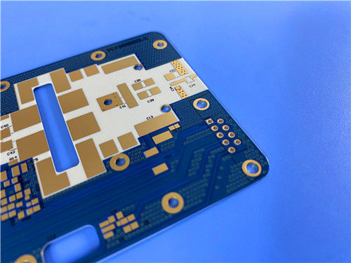 RF-60A 2-Layer PCB with 0.7mm Thickness and Blue Solder Mask by Bicheng ...