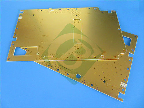 RT/duroid 6202 Double layer PCB : 5mil Core, ENIG Finish No soldermask ...