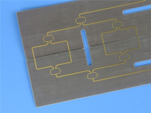 CLTE-XT 2-Layer PCB built on 5.1mil Core laminate 0.25mm Thickness with ...
