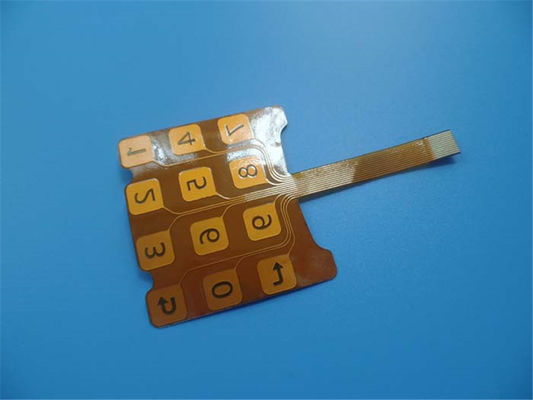 Single-sided flexible PCBs Keypad Application Prototype Polyimide FPC ...