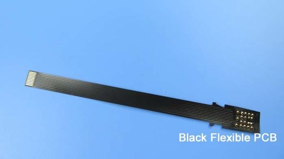 Black Flexible Printed Circuit FPC Built on Polyimide with Bulge Pads ...