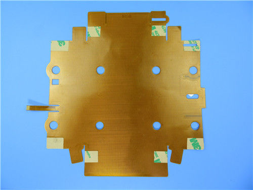Double Sided Flexible PCB board With 0.15mm thick and Immersion Gold Polyimide thickness 12.5 ...